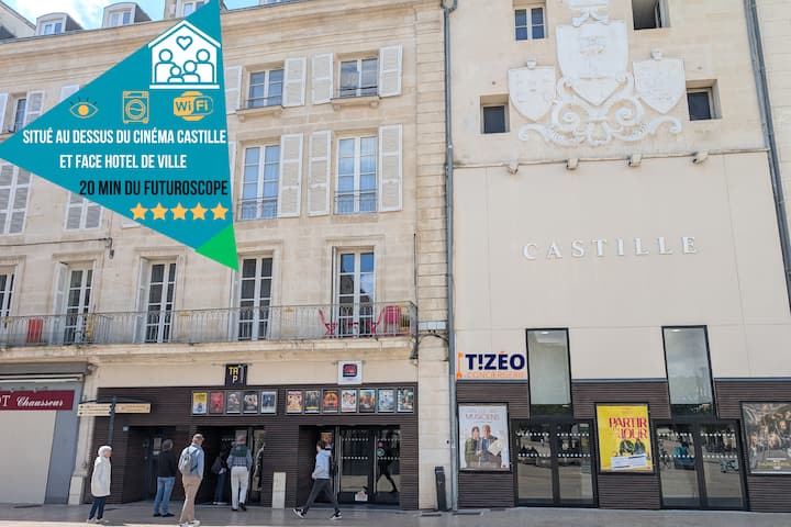 Le Castille D'or- Elégant, En Face Hôtel De Ville - Poitiers
