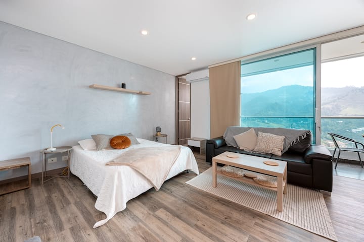 Modern Private Apartment, Amazing View In Sabaneta - Envigado