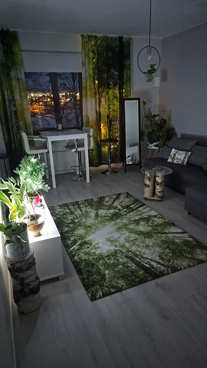 Forest Themed Apartment With A Beautiful View - Rovaniemi