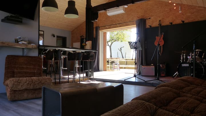 Gîte 6 Places Avec Piscine Partagée Climatisation - Landes