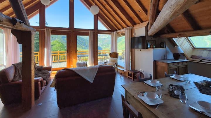 Chalet Cosy, Vue Majestueuse Et Charme Authentique - Vars