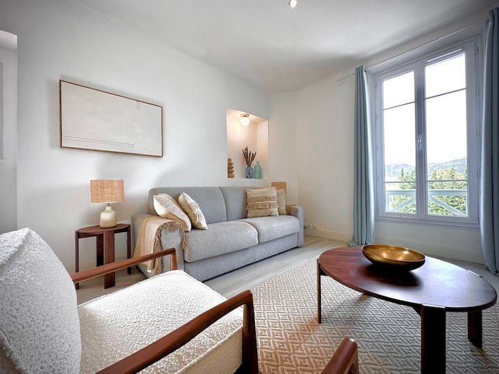 Superbe 6 Couchages - Clim - Jardin - Aperçu Mer - Théoule-sur-Mer