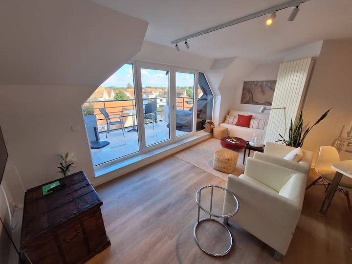 Cosy Rooftop Appartment With Terrace - Knokke-Heist