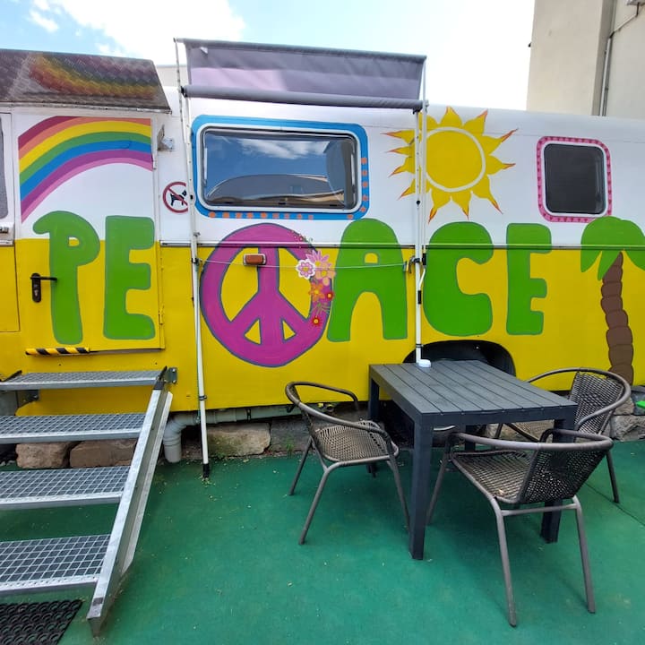 Wohnen Im Gelben Ddr Oldtimerbus - Dresden