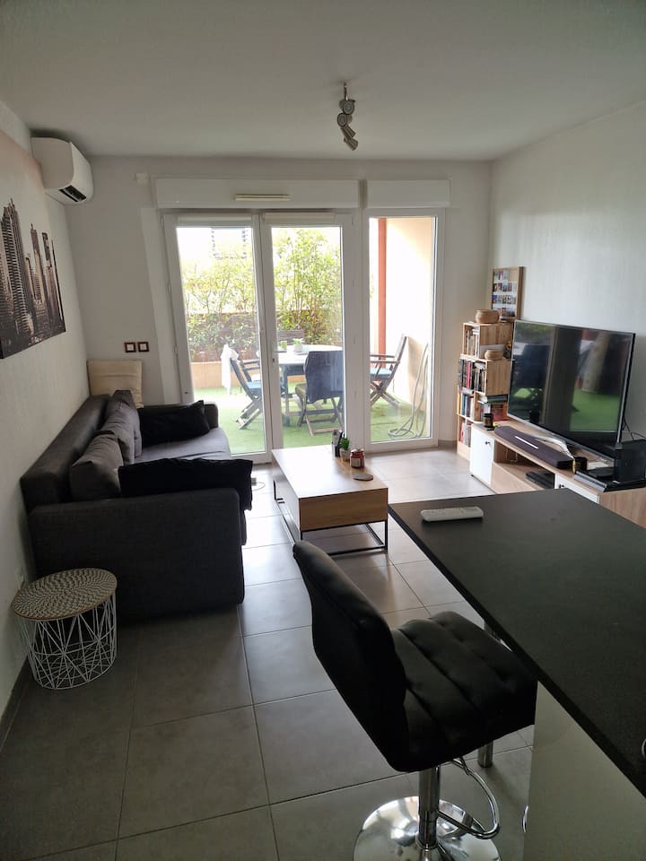 T2 Proche Mer 40m2/26m2 De Terrasse + Clim - Pierrefeu-du-Var