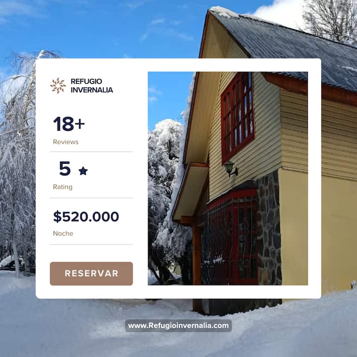Refugio Invernalia (Casa Completa 15 Personas) - Provincia de Neuquén