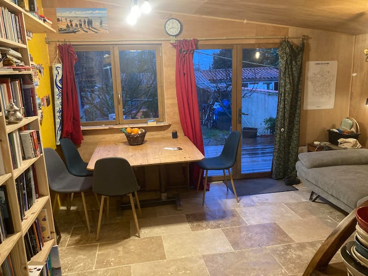 Maison + Jardin - Tout à Vélo - Gare, Port(tasdon) - Angoulins