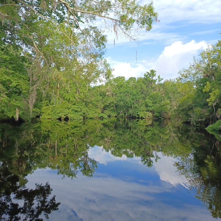 River Front Cottage Aucilla River, Taylor County - Econfina River State Park, Lamont