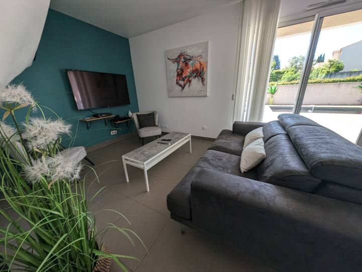 Villa  Piscine Clim à 15 Min Plages Et Montpellier - Fabrègues
