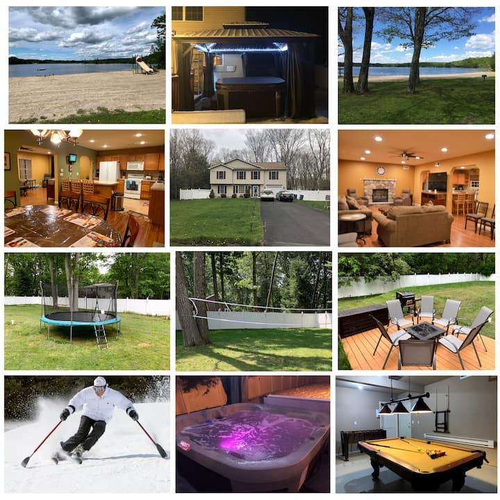 Gorgeous Villa In Pocono W Hot Tub & Game Rm - Pennsylvania
