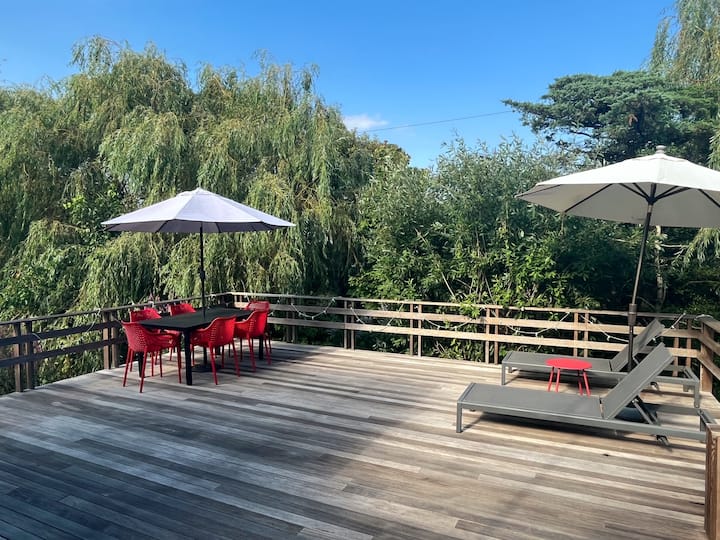 Traditional Fire Island Home Steps From The Beach! - Fire Island, NY