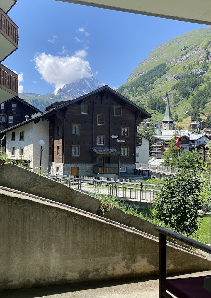 Cosy South Studio With Matterhorn View - Zermatt