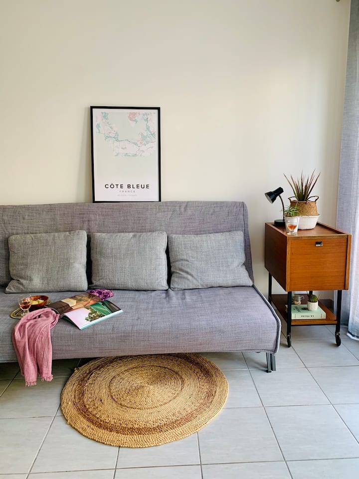 Joli Appartement T2 Meublé, Pieds Dans L'eau Carro - Martigues