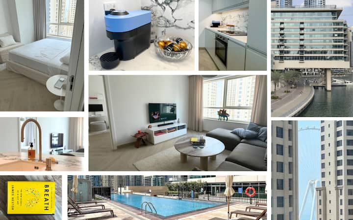 Modern Marina Apt | Pool, Gym, Walk To Beach - Dubai