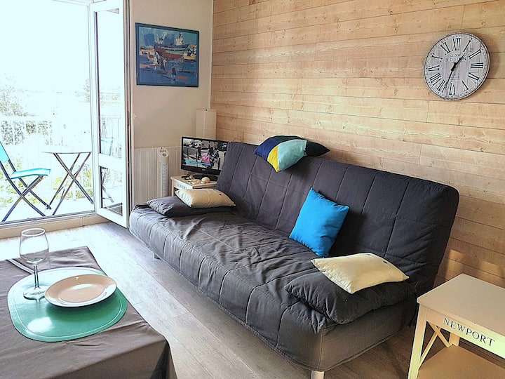 Studio Lumineux à 300m De La Plage, Vue Sur La Mer - Barbâtre