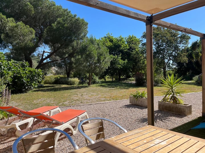 Mas Paret | Appt  ӿ ӿ  32  M² | Jardin 1 Ha Arboré - Argelès-sur-Mer