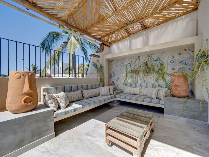 Luminoso Pent House En El Corazón De Vallarta. - Puerto Vallarta