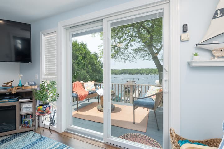 Near Letchworth Lakefront • Lux Bath Fire Table - Conesus Lake, NY