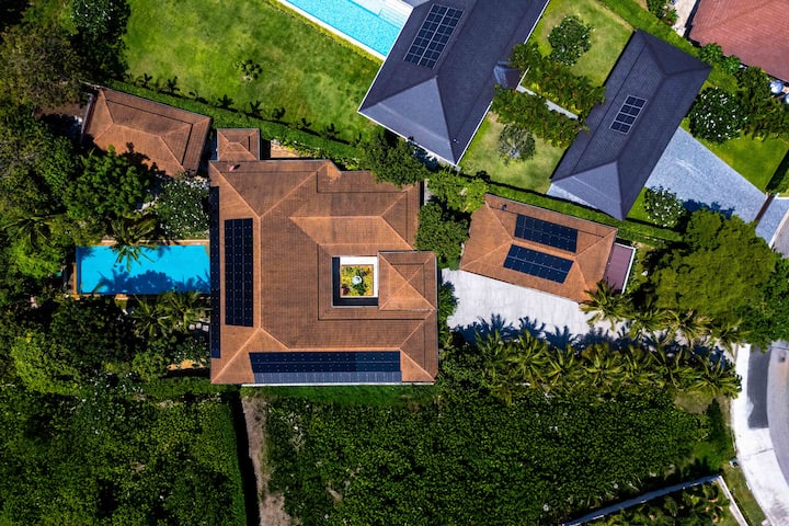6 Br Luxury Tropical Villa On Golf Course! (Ph125) - Cha-am