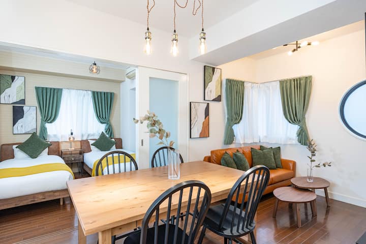 Dotonbori Area! 6 Min Walk To St! Provide Wifi 604 - Umeda