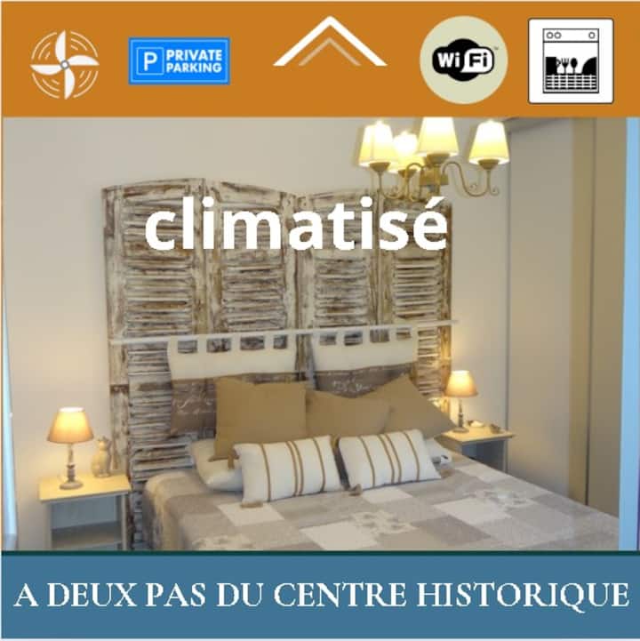 Appartement En Résidence Clim Mobile Et Parking - Sarlat-la-Canéda