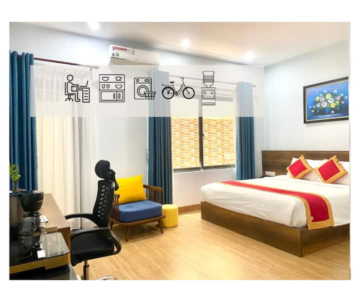 Studio Apartment-workspace-kitchenette-free Bikes - Hội An