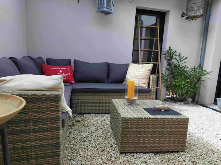 Maison Avec Patio Plein Sud- 200m De La Plage - Le Pouliguen