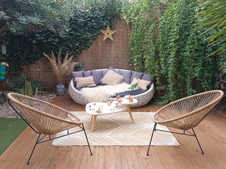Rez De Jardin Et Spa à 10 Mn/mer/montpellier - Montpellier