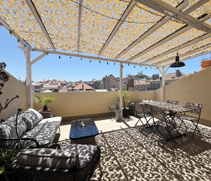 Charmant Duplex Avec Terrasse - Vieux Port - Marseille