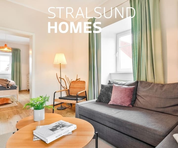 Am Frankenteich - Ferienwohnung 3-raum + Terrasse - Stralsund