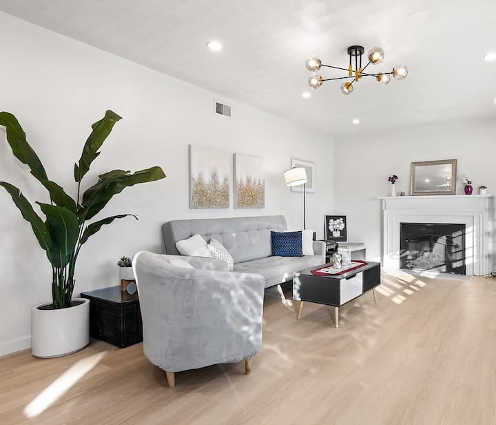 3b2b | Prime Location | Fast Wifi | Ac | King Bed - Santa Clara, CA