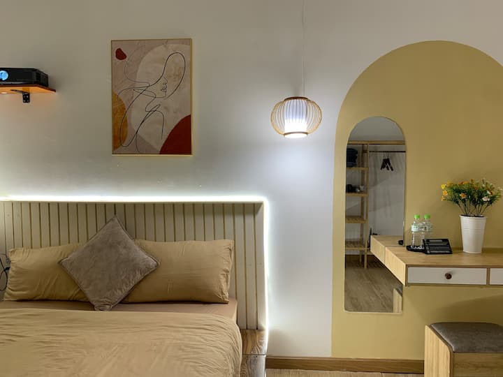 Căn Hộ Studio Có Máy Chiếu, Bếp Riêng - 大叻市