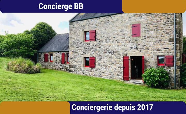 P9 Résidence Bnb Confort - Maison Avec Jardin - Finistère