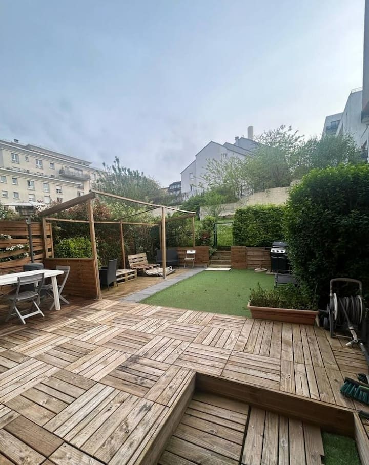 Charmant Duplex Avec Terrasse Jardin Plain-pied - Vitry-sur-Seine