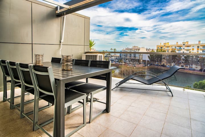 Atico Centro Con Parking Y Vistas Al Lago Y Mar - Peñíscola
