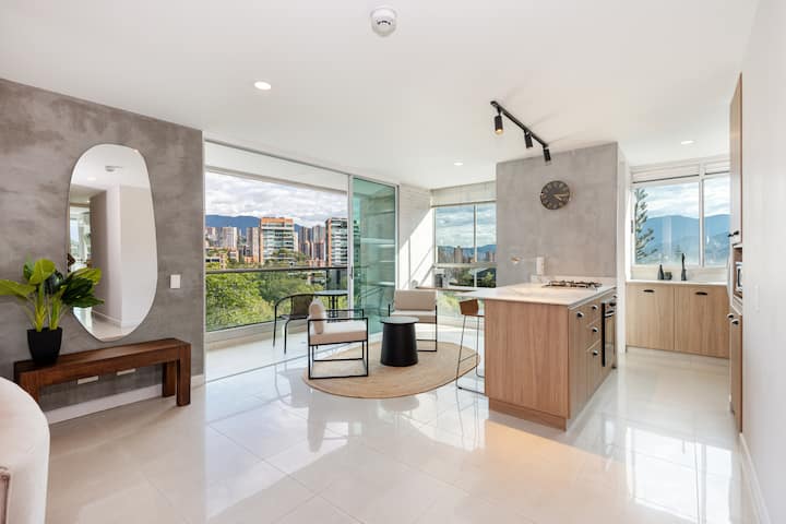 Amazing View, Blux 2 Bd A/c, Provenza, 2 Balconies - Medellín