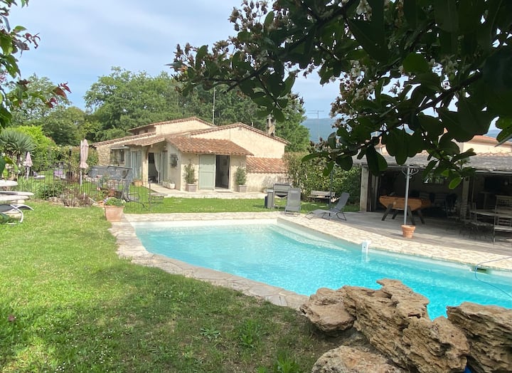 Villa Familiale Idéale Pour 8/10 Pers. Gde Piscine - Grasse