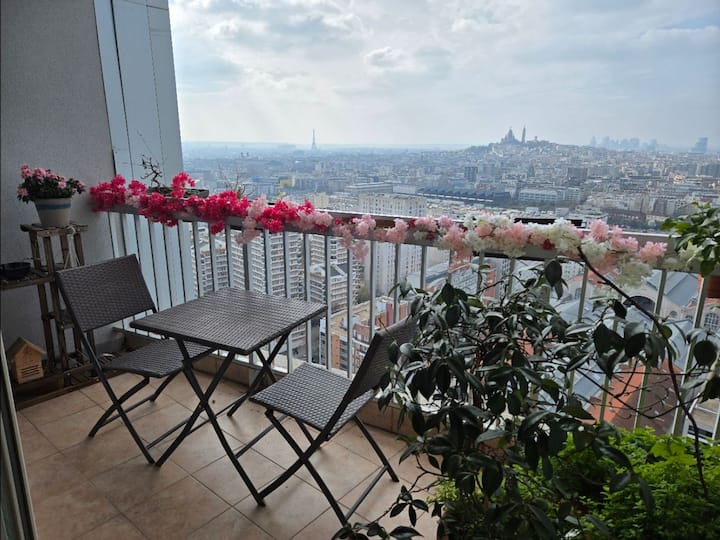 Incredible View On Paris, Large And Bright Flat - París