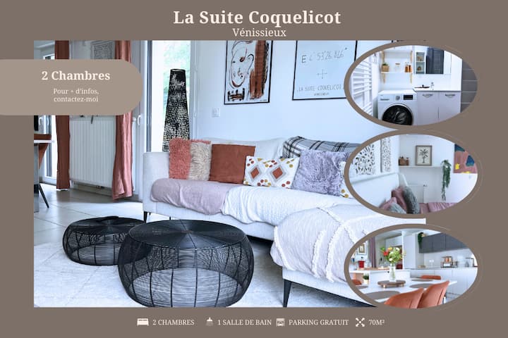 Appartement Cosy/jardin - Proche Eurexpo & Arena - Vénissieux