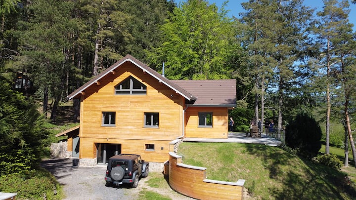 Grand Chalet Avec Terrasse 60 M², Vue Imprenable - Lac Blanc