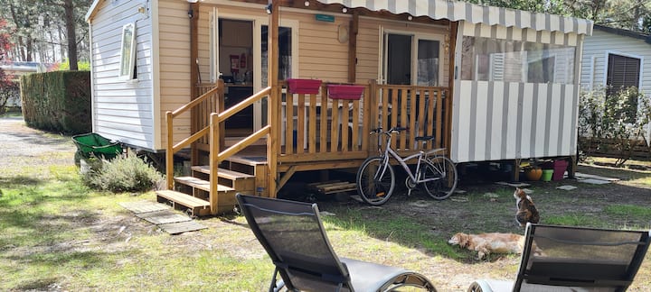 Mobilhome Landes Vue Forêt Et Proche Plages - Contis-Plage