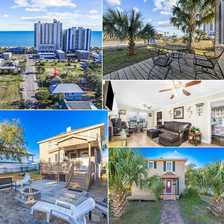 Dazzling Central 2king/oceanview/huge Private Yard - Myrtle Beach, SC