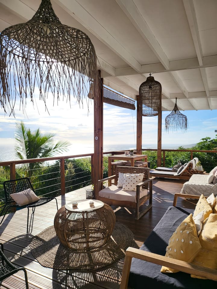 Vue Océan – Grande Terrasse & Couchers De Soleil - Saint-Leu