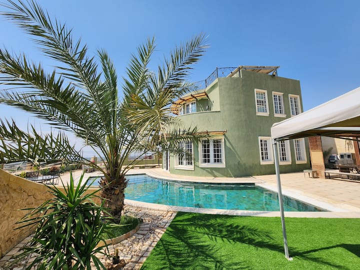 Green Villa In Deadsea.poolslide - Jordanie