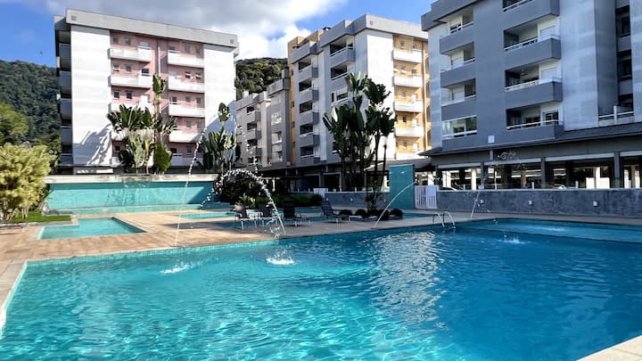 Apto Completo A 350 M Da Praia C/ Varanda Gourmet - Ubatuba