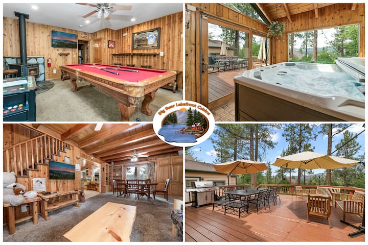 Hot Tub & Pool Table. Peekaboo Lake Views! Cute! - Big Bear Lake, CA