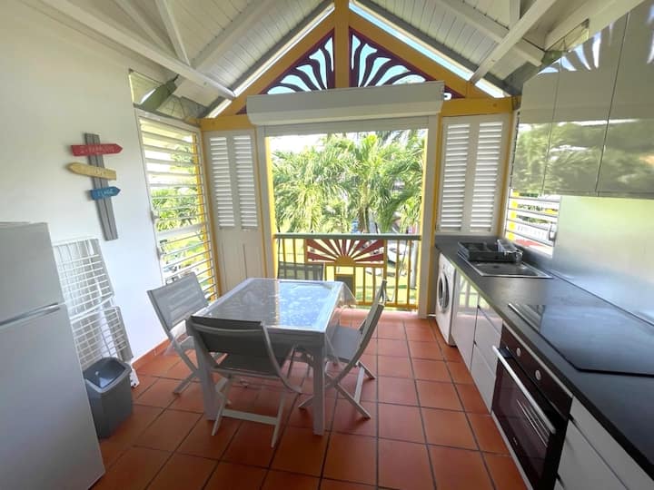 Studio Spacieux (34m2) Proche Plage Et Piscine - Guadeloupe