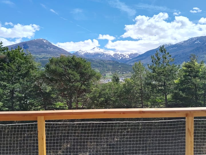 Maison Bioclimatique Avec Vue Dégagée, 3 Chambres - Embrun