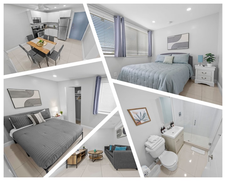 Miami Suit | 2 Queen Beds | Kitchen | Free Parking - South Miami, FL
