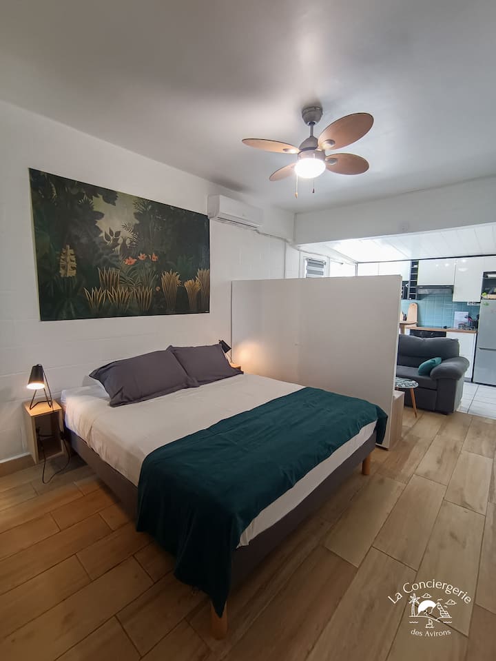 Coral Inn : Studio Lagon à Pieds Avec Piscine - La Réunion